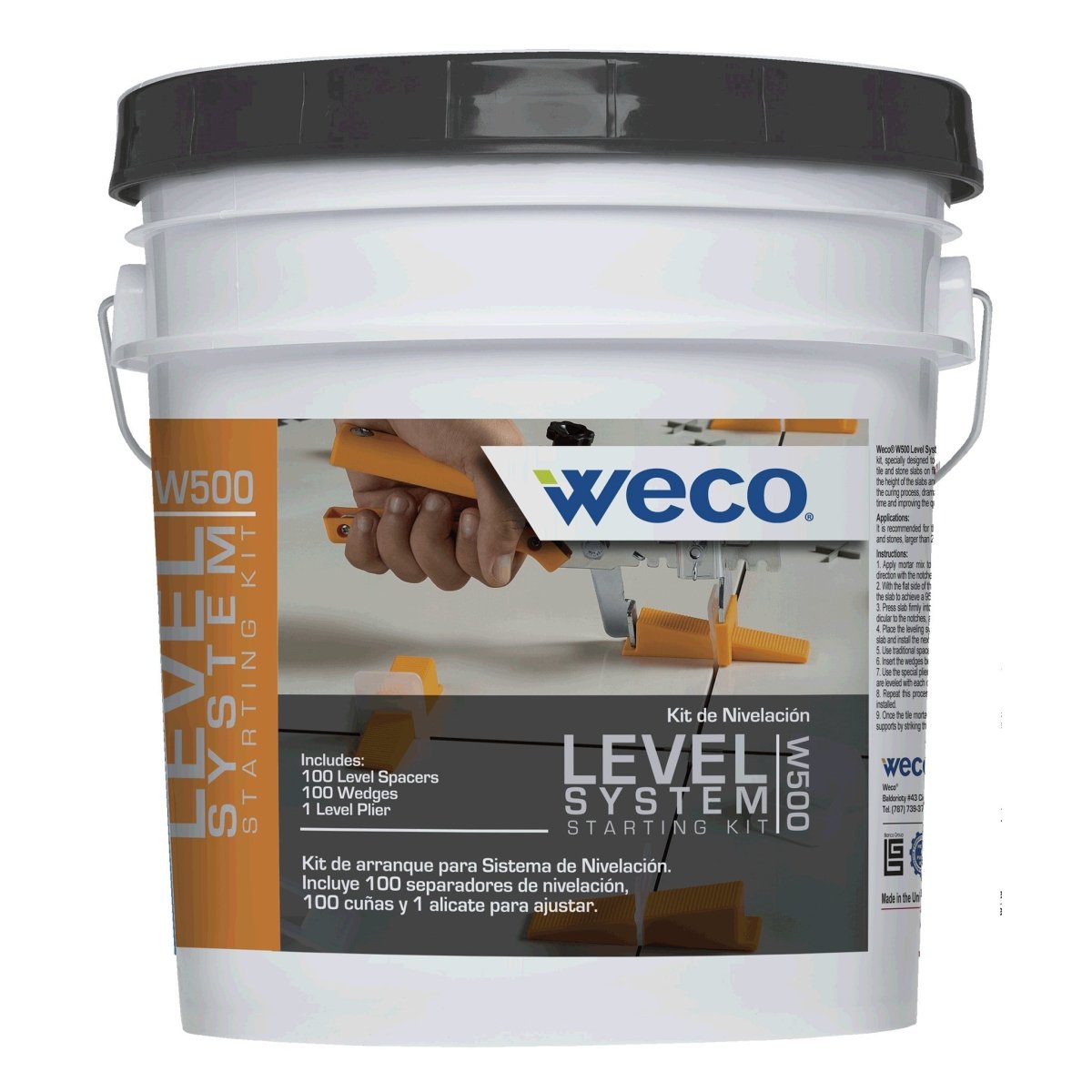 W-500 Leveling System Bucket - Cortadoras & Herramientas